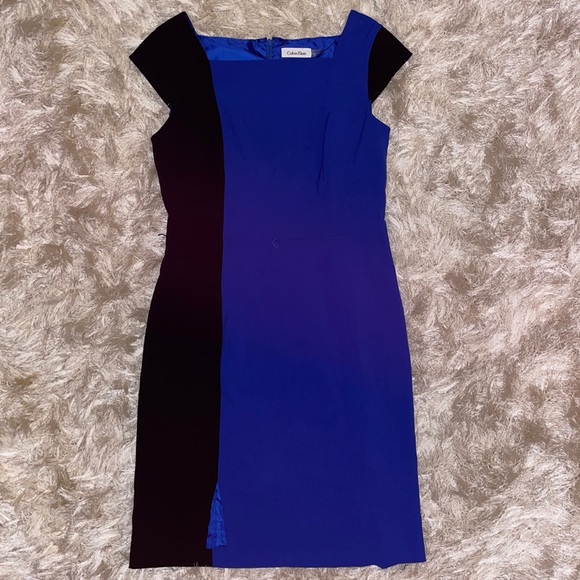 Calvin Klein | Dresses | Calvin Klein Colorblock Dress | Poshmark